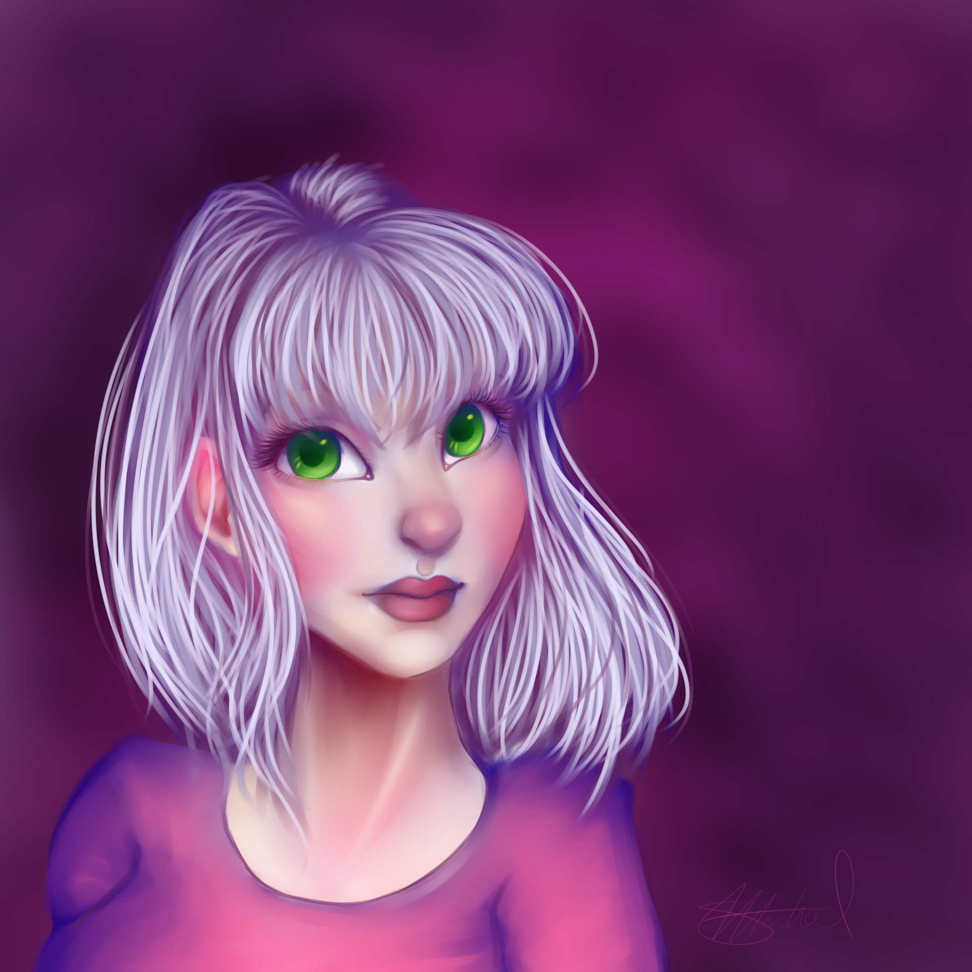 ArtStation - Mari - Portrait Painting