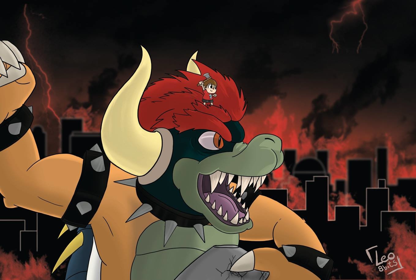 ArtStation - Giga Bowser