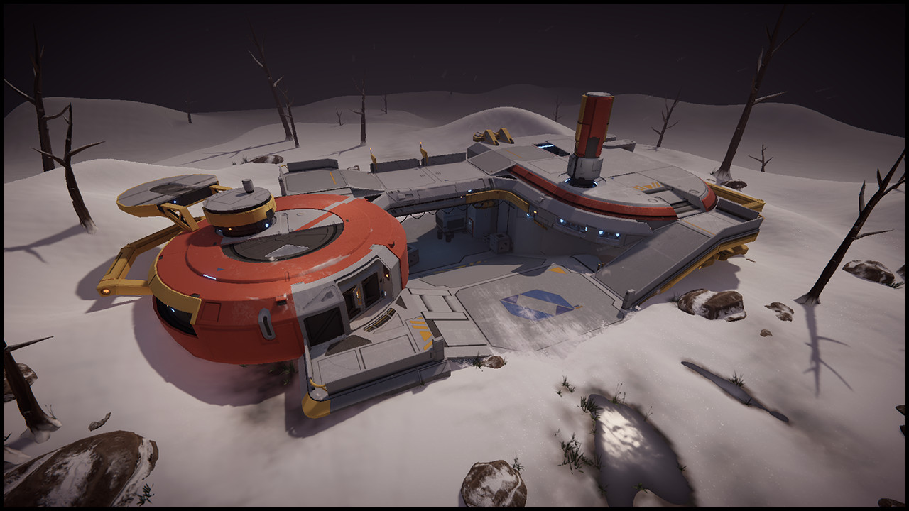 ArtStation - Polycount Environment Art Challenge: Hard Surface Snow Base