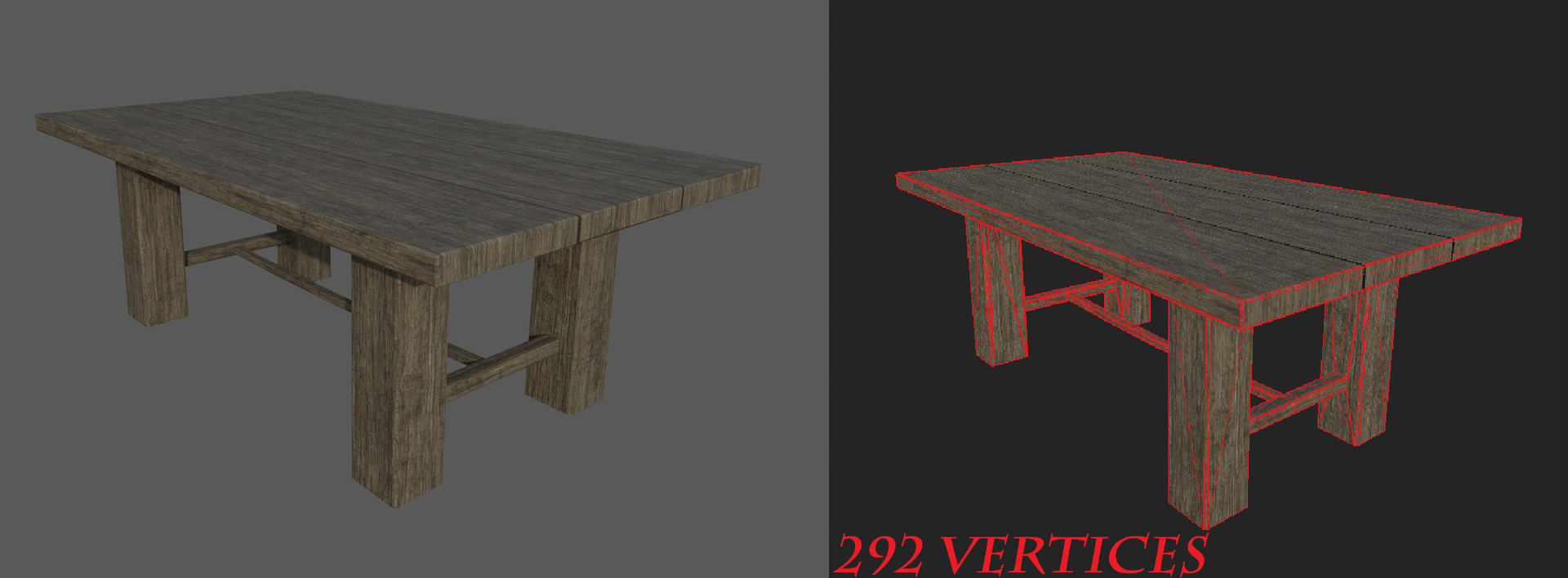 ArtStation - Medieval table speed model