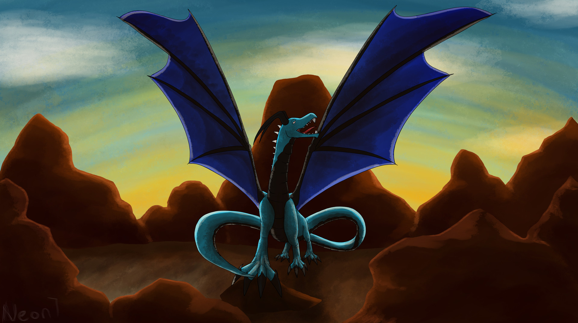 ArtStation - Mighty Dragon