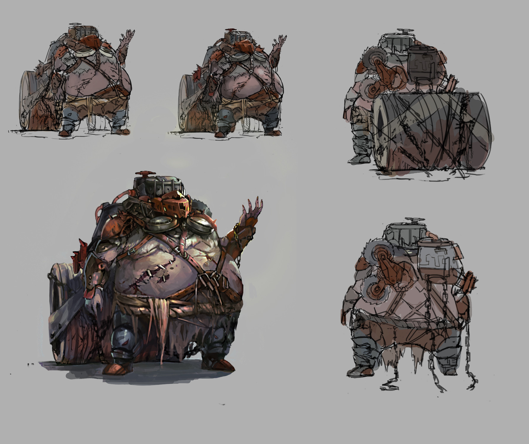 ArtStation - The love of the fat man