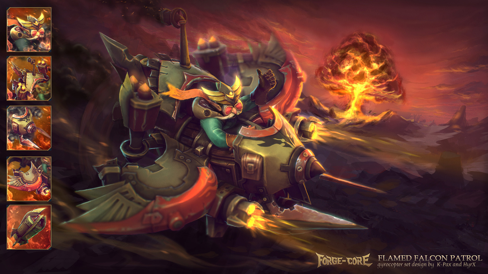 ArtStation - flamed falcon