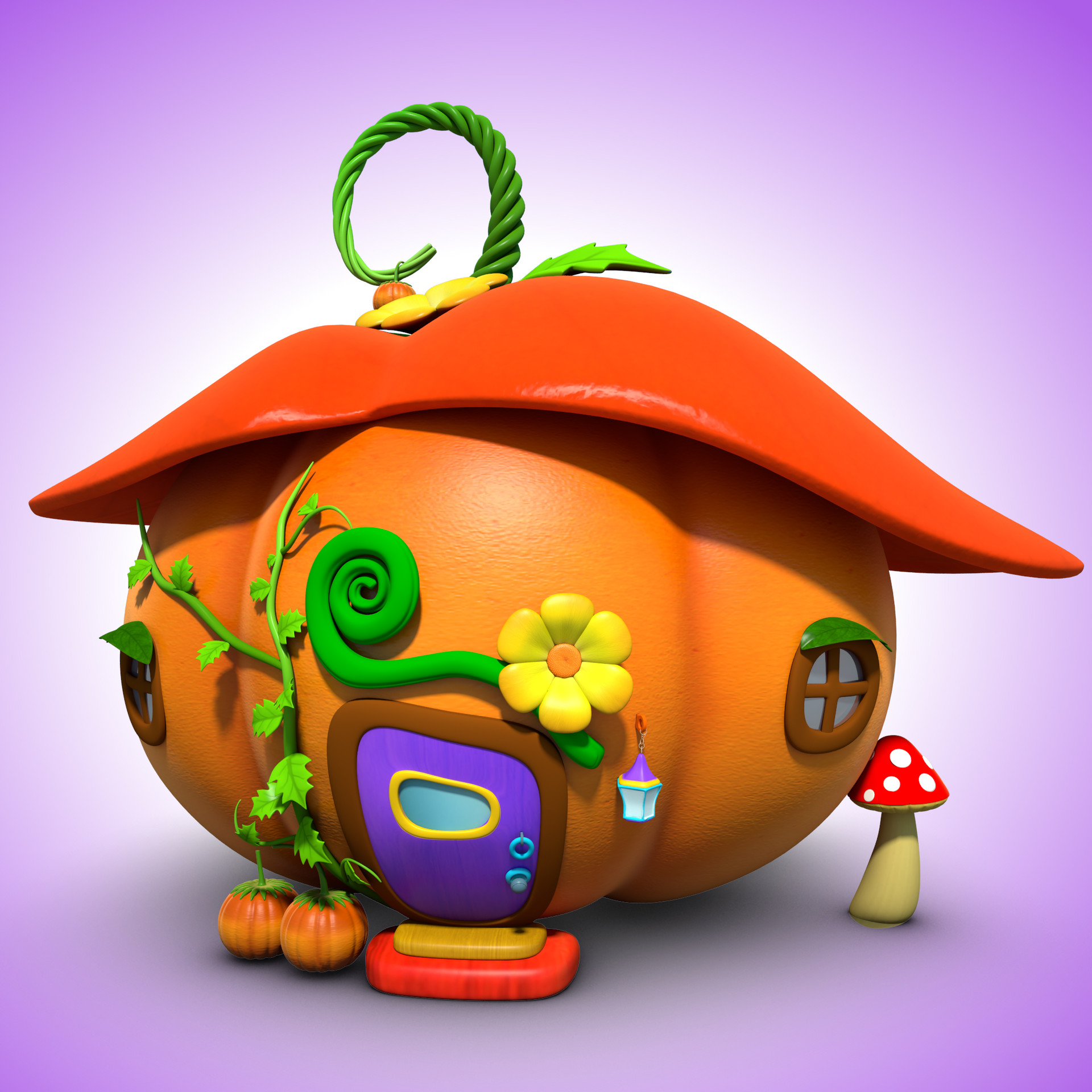 ArtStation - Pumpkin House