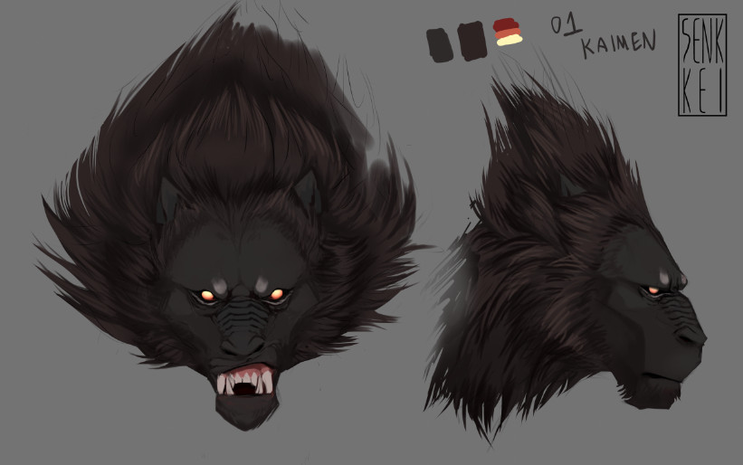 ArtStation - kaimen full design process