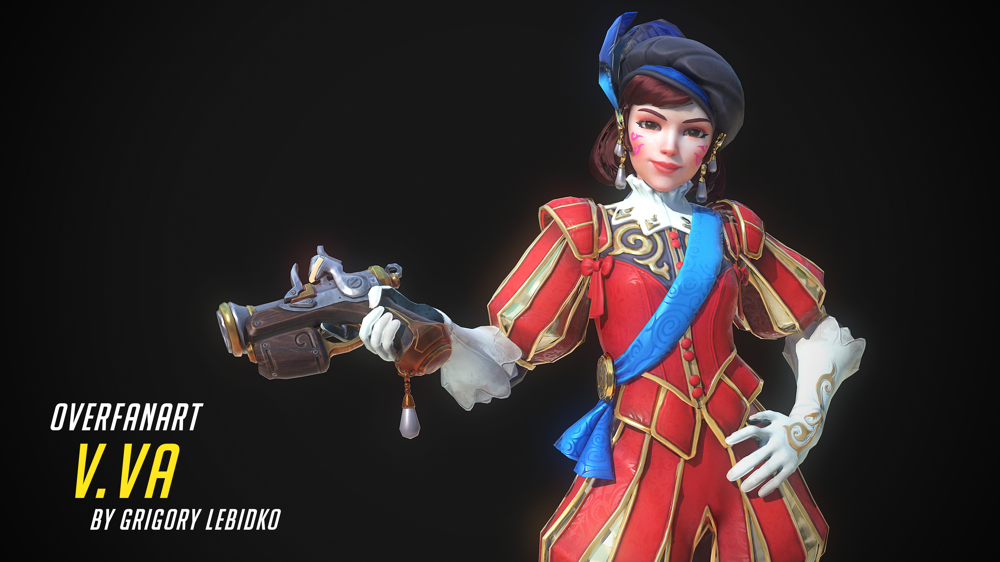 Grigory Lebidko - Overwatch Dva - fan skin (Pilot)
