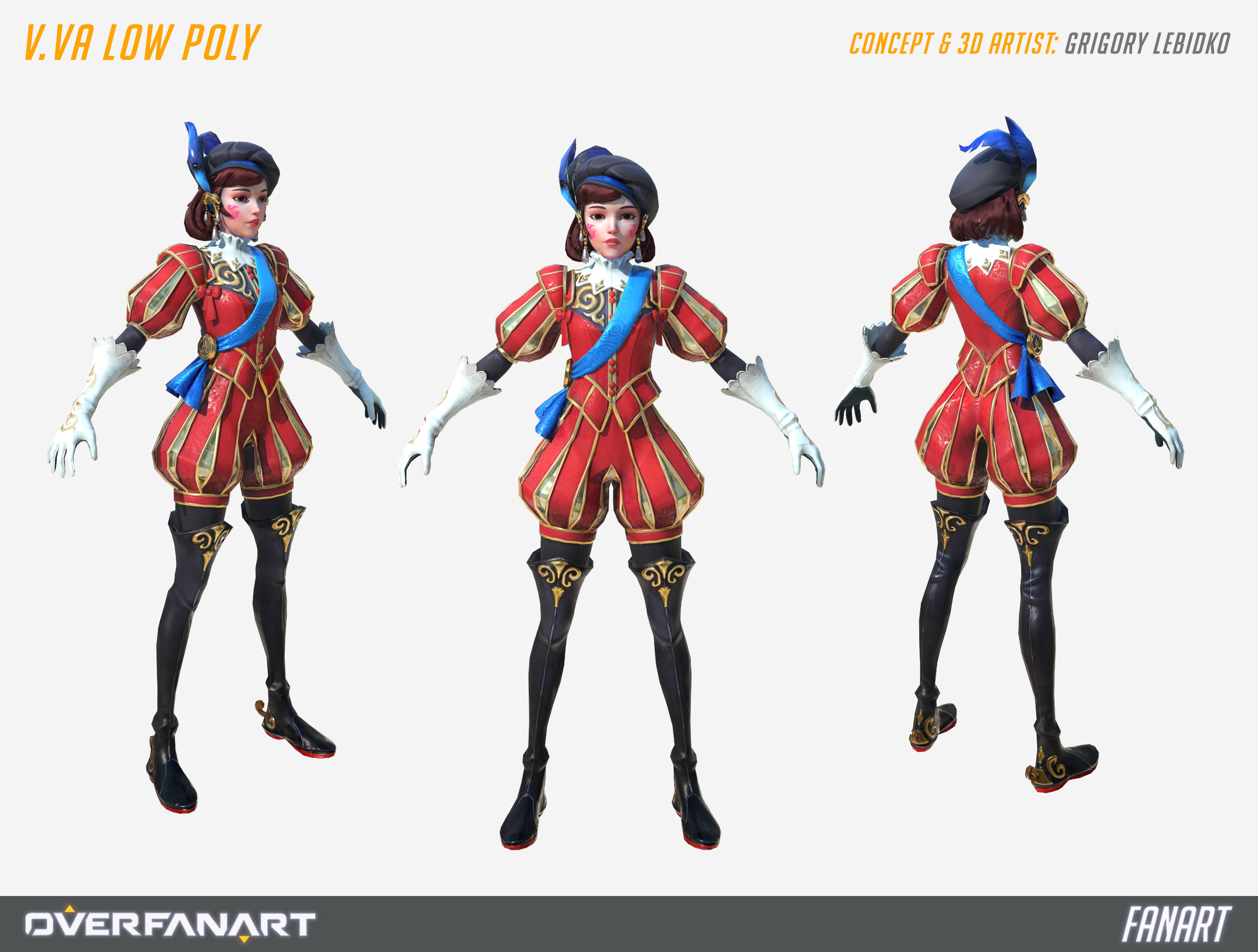Grigory Lebidko - Overwatch Dva - fan skin (Pilot)