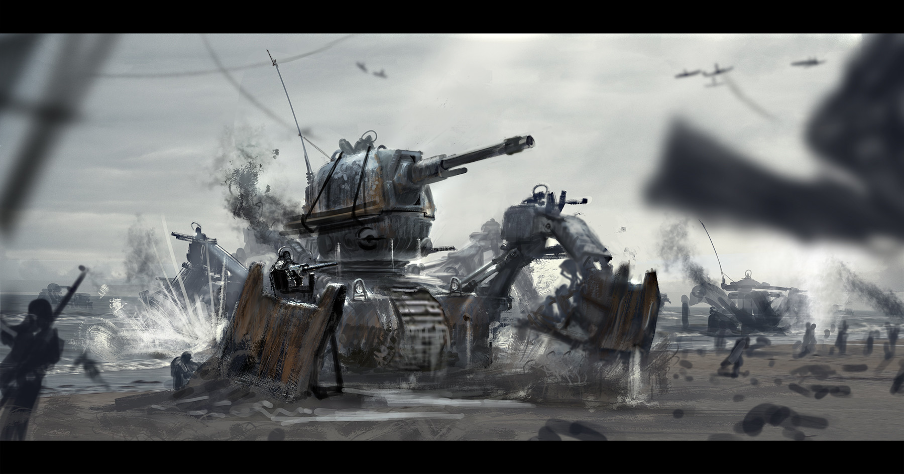 ArtStation - World War 2 sketches