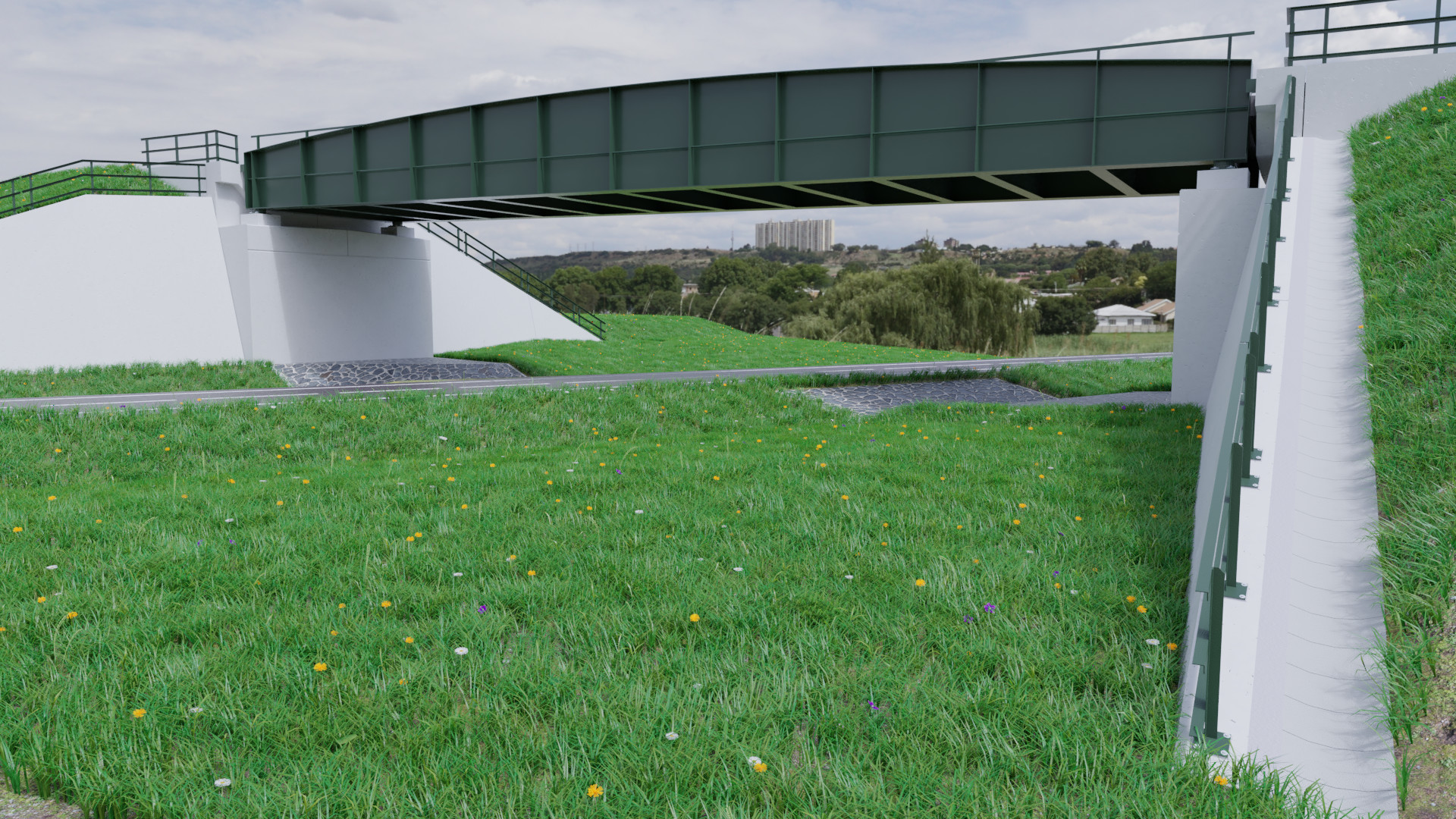 ArtStation - Railway bridge - Visualization, Jan Holinka