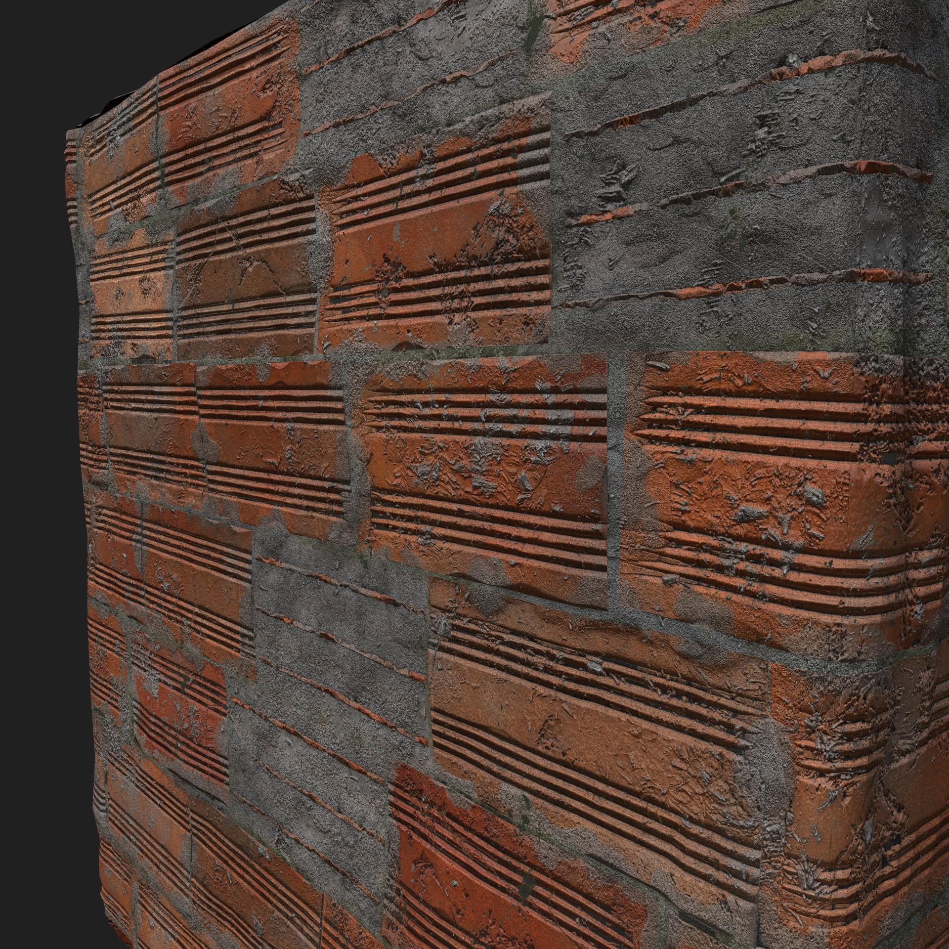 benzina chams - brick wall made on substance designer