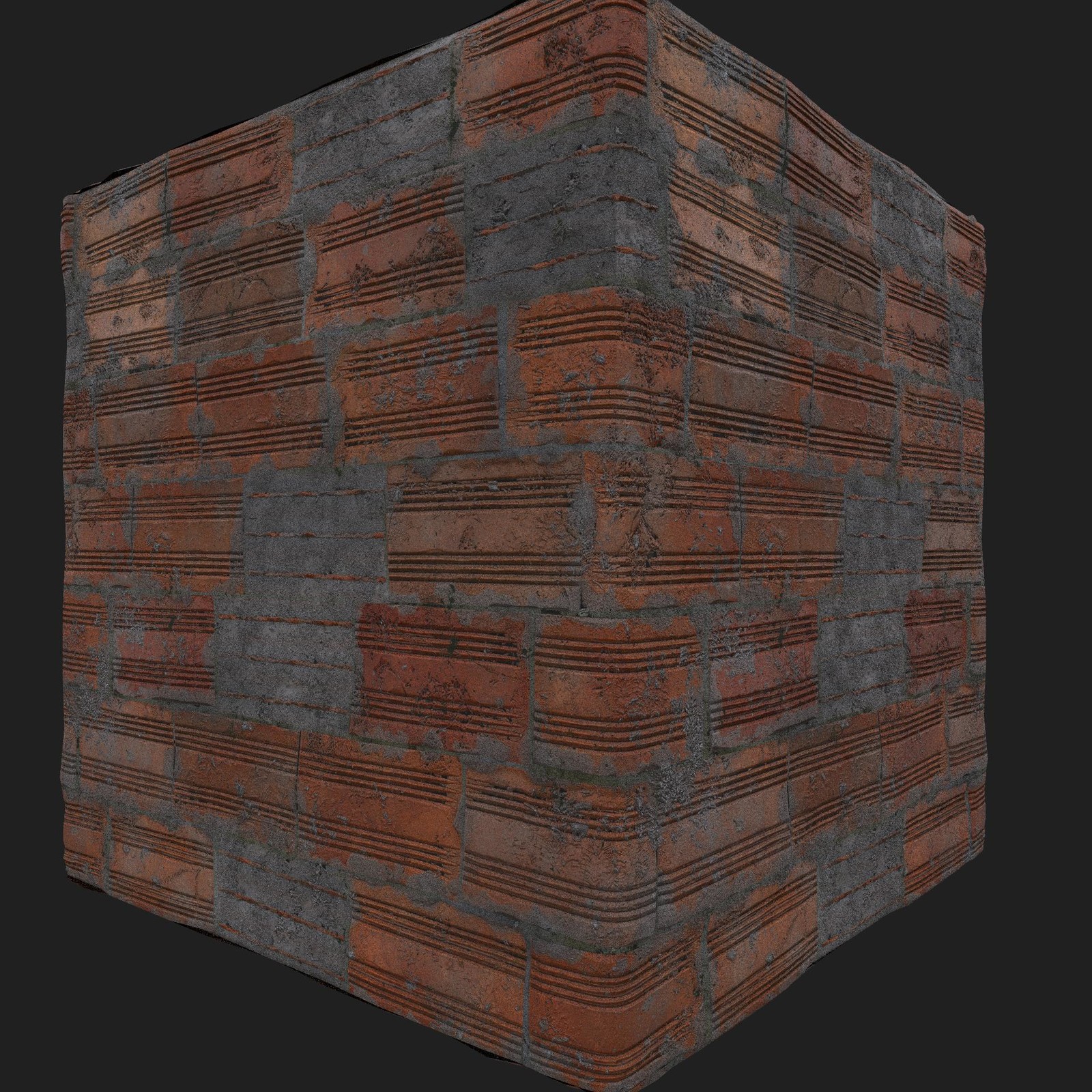 benzina chams - brick wall made on substance designer