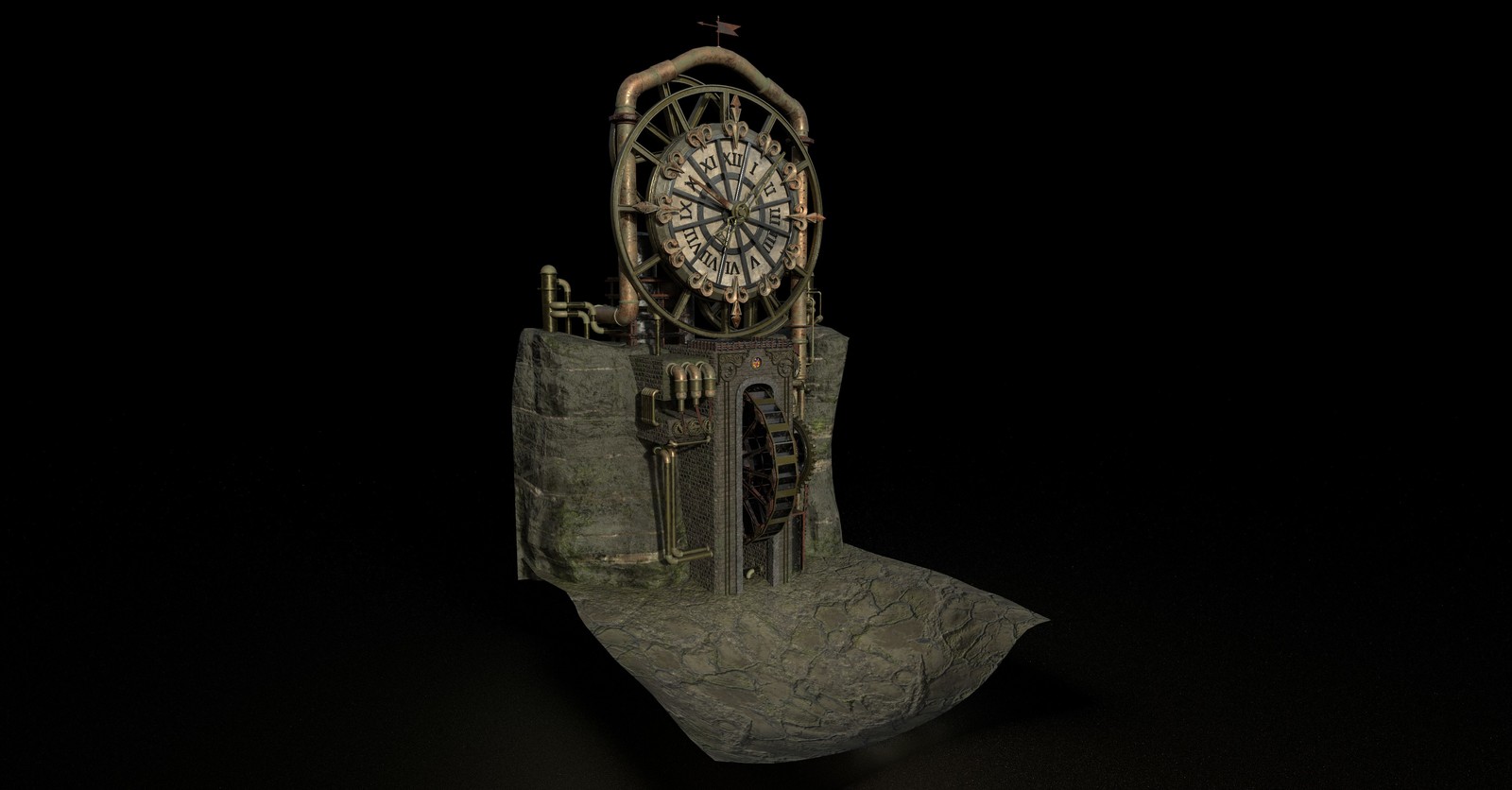 Eros Haro - Steampunk clock