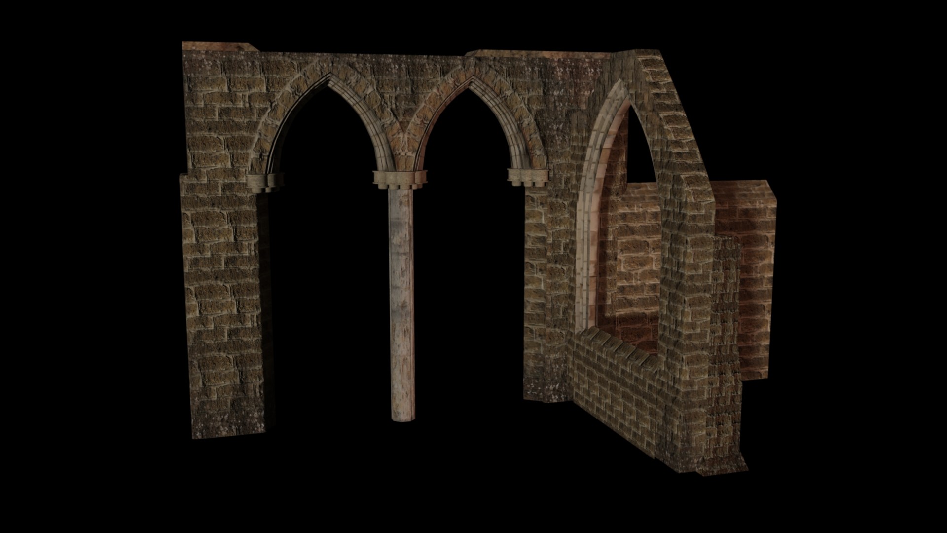 ArtStation - Gothic Arches Ruins