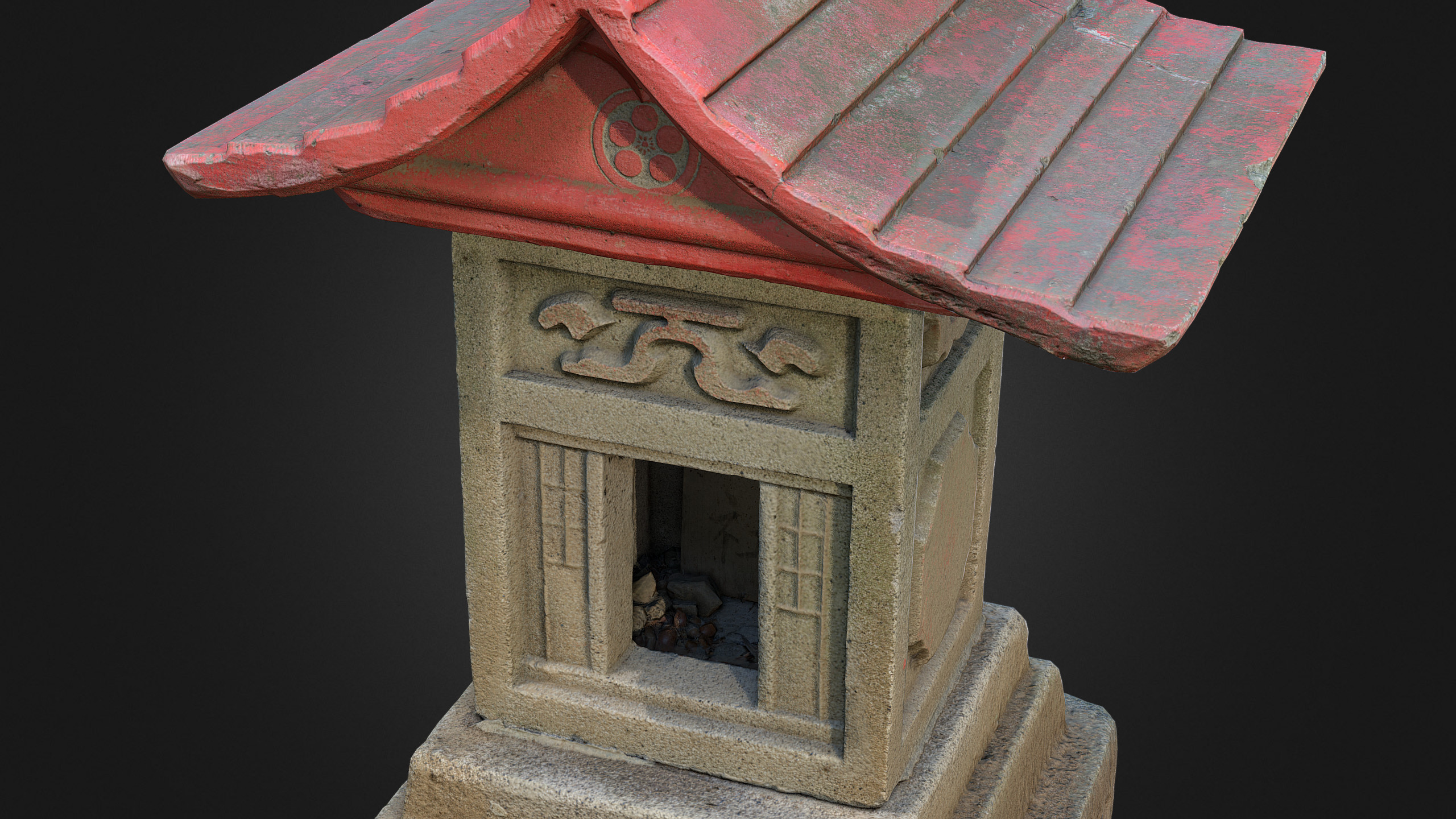 Vlad Erium - Stone Hokora (miniature Shinto shrine)