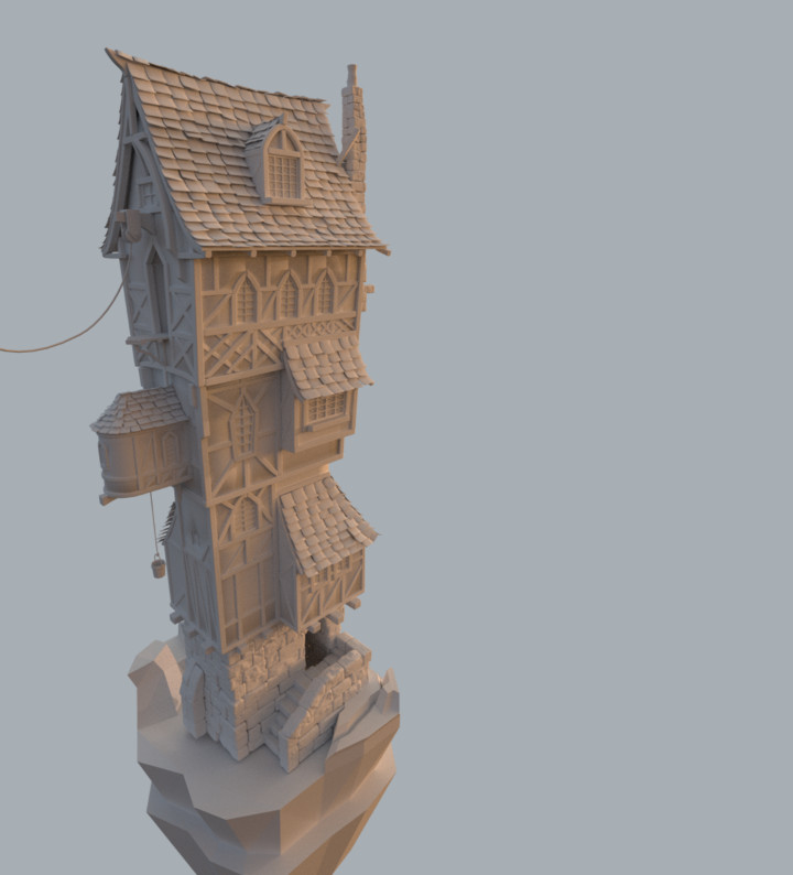 ArtStation - Cliff_Tower