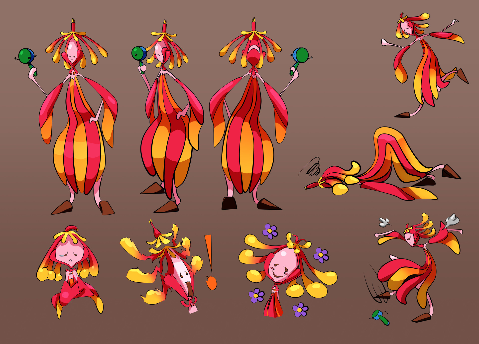 ArtStation - Character Design - Flowery 2017