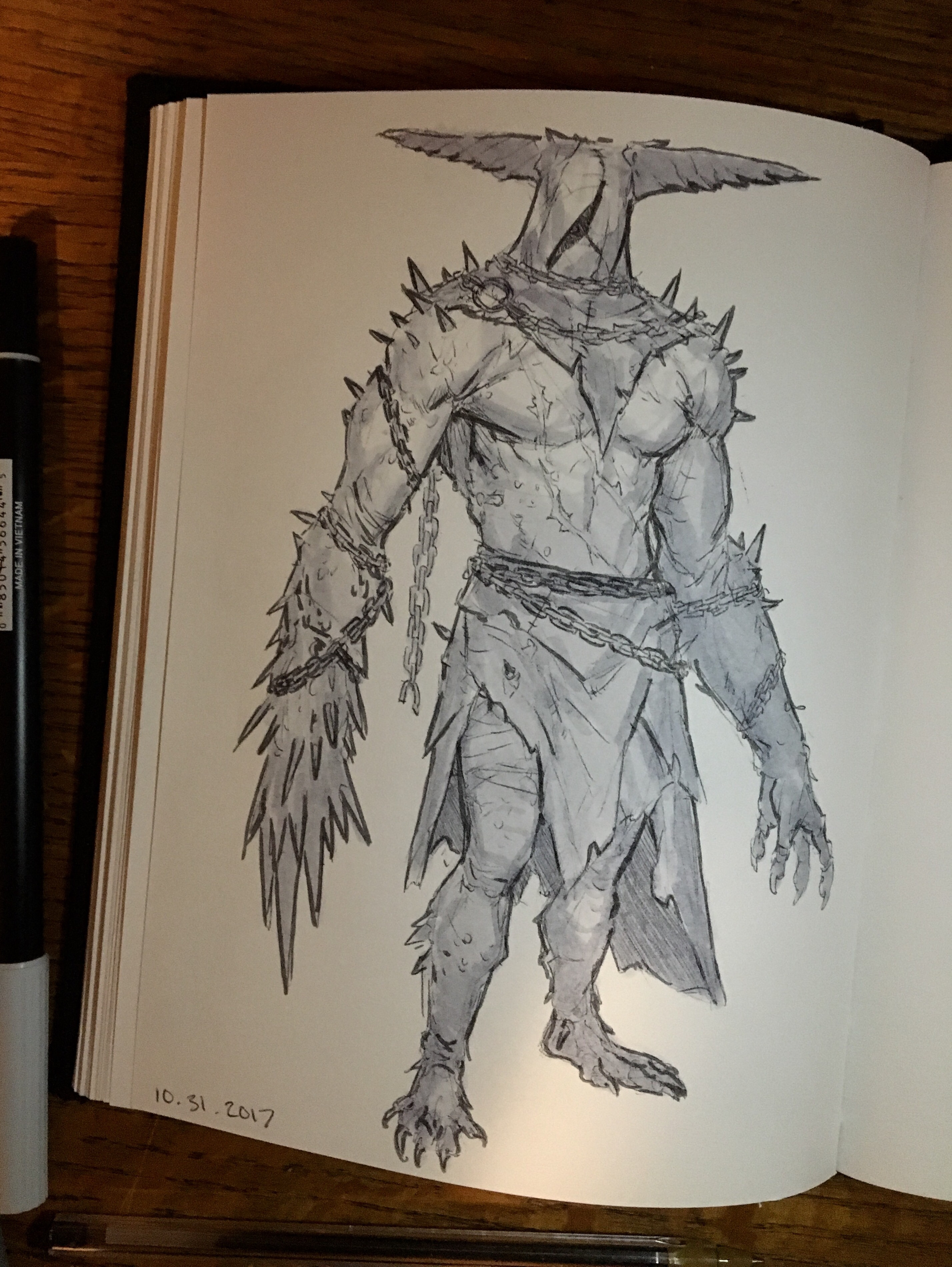 Taran Fiddler - Inktober sketches