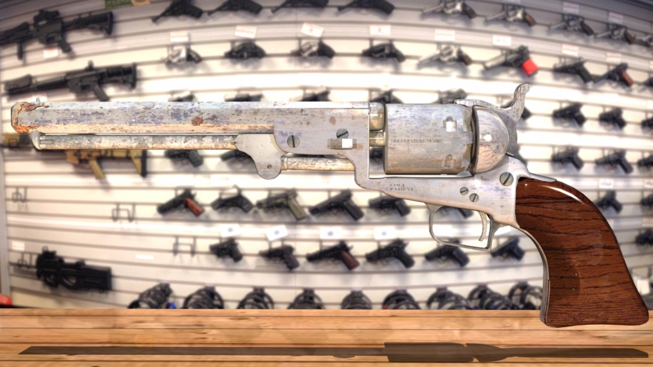 ArtStation - Portfolio III project (Colt Navy 1871