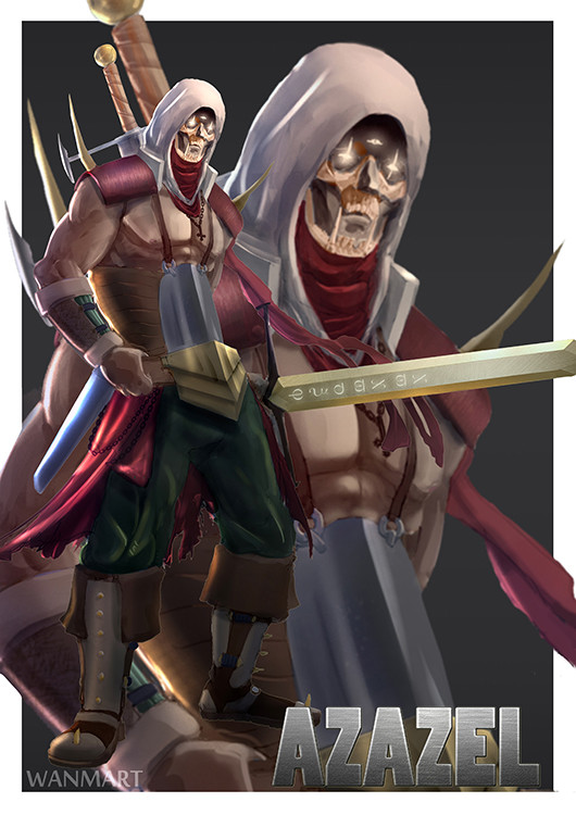 ArtStation - AZAZEL CHARACTER DESIGN