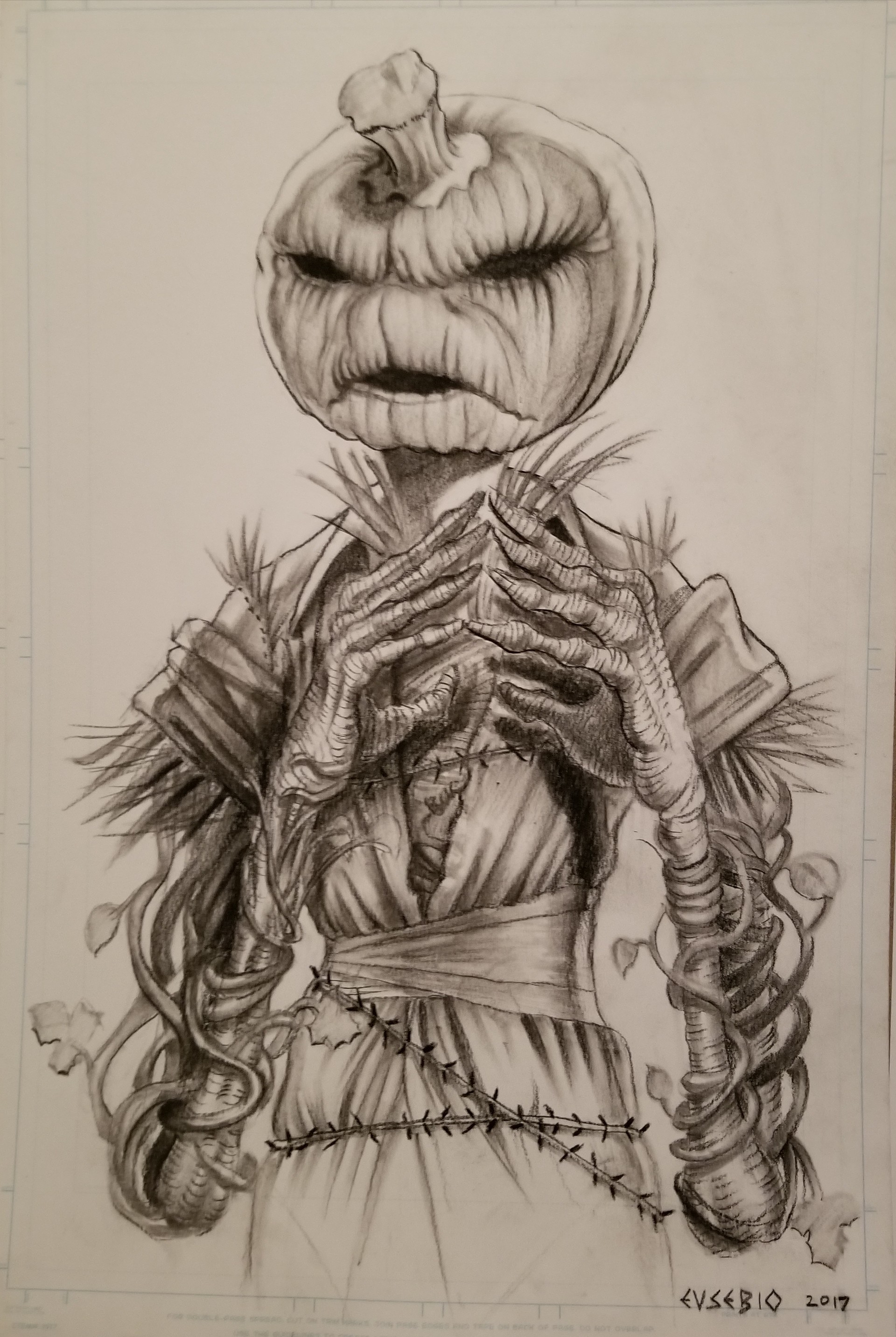 ArtStation - Pumpkin Man concept