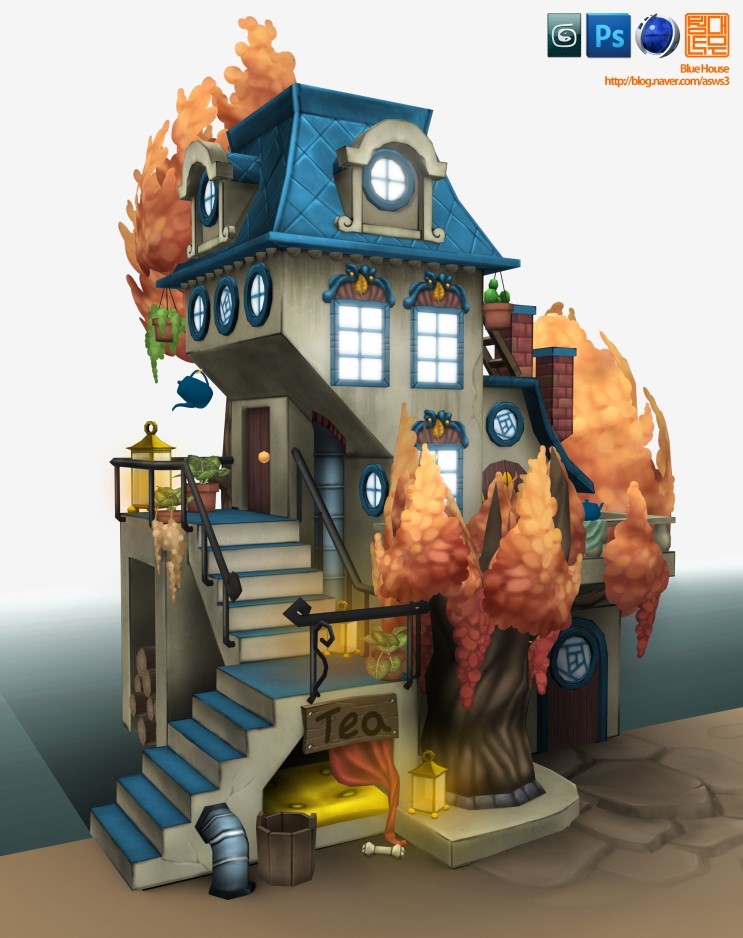 ArtStation - Tea House