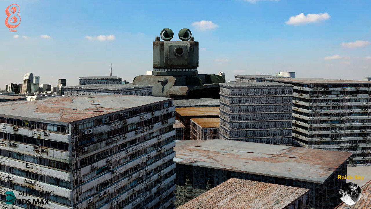 ArtStation - KV2 in the city