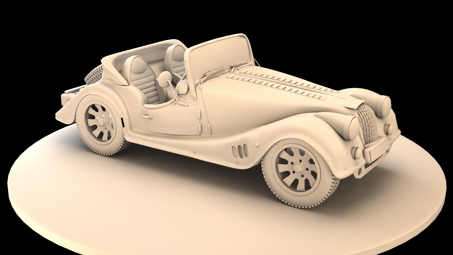 Bunny Marshella - Morgan E Plus Car