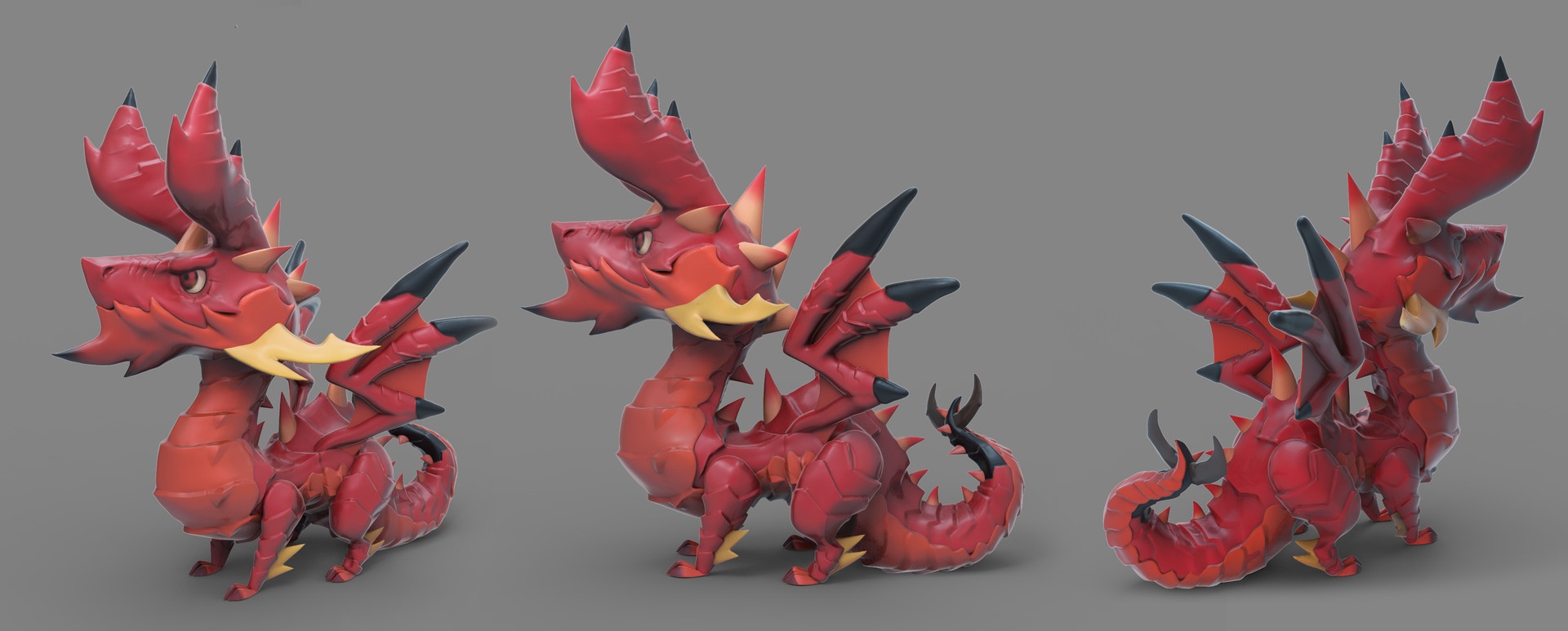 ArtStation - Red Dragon