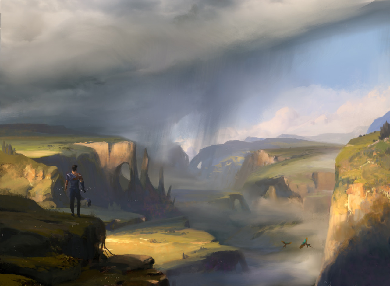 ArtStation - Magic: The Gathering - 'Ixalan' Basic Lands, Titus Lunter