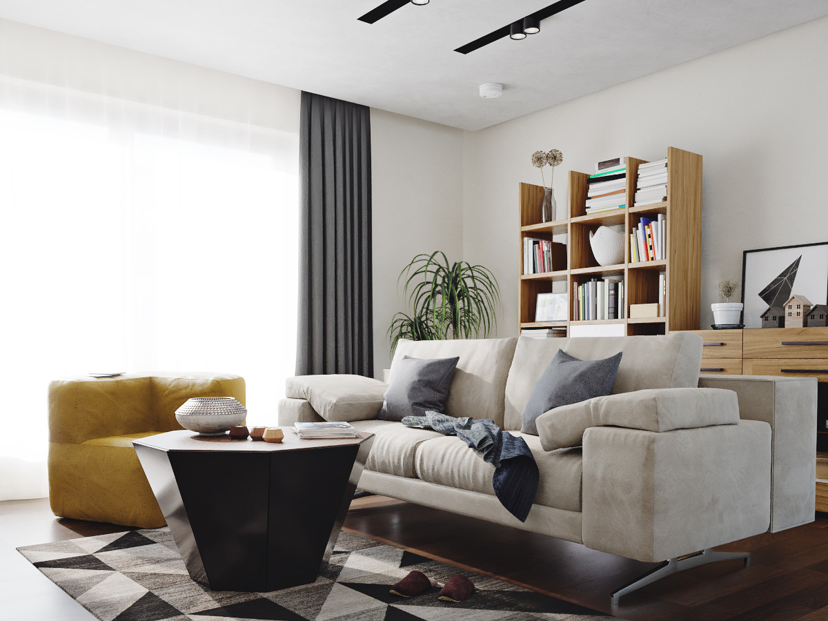 ArtStation - Contemporary Living Room