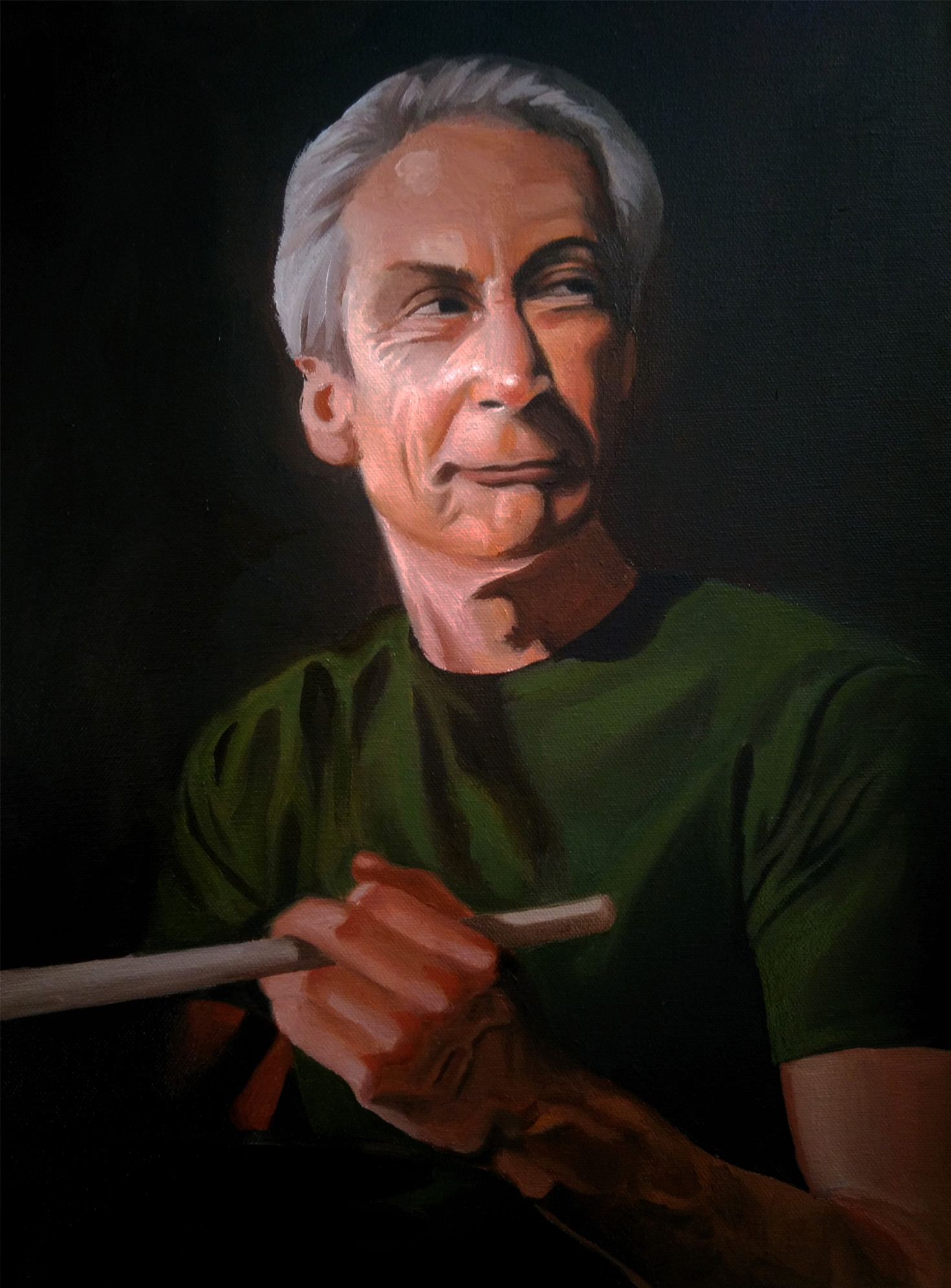 ArtStation - Charlie Watts - Oil on Canvas