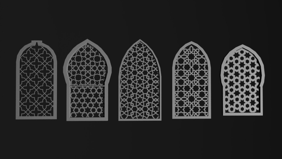 ArtStation - Arabesque windows