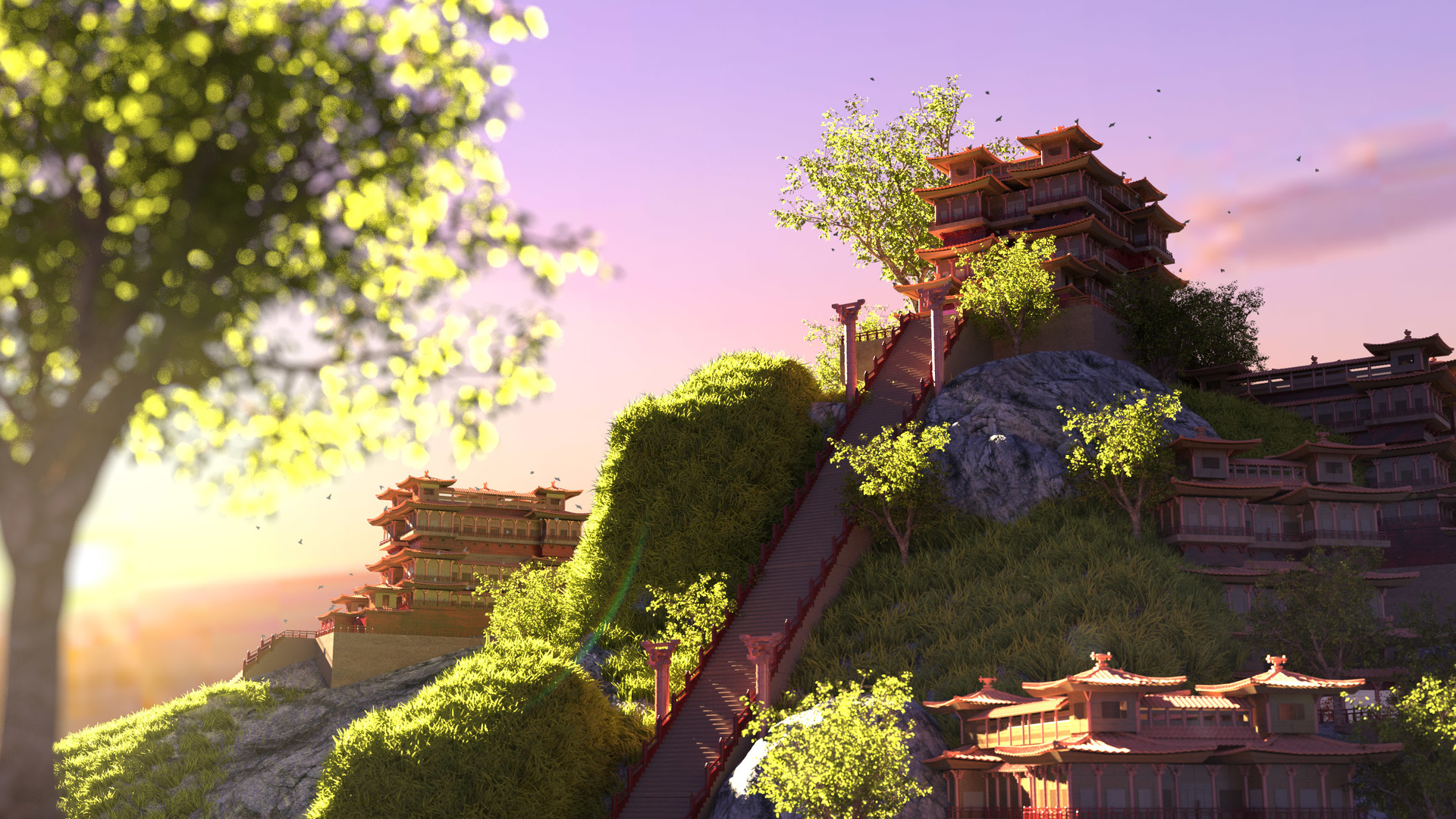 ArtStation - Chinese Temple