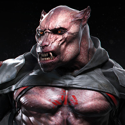 demon face concept art