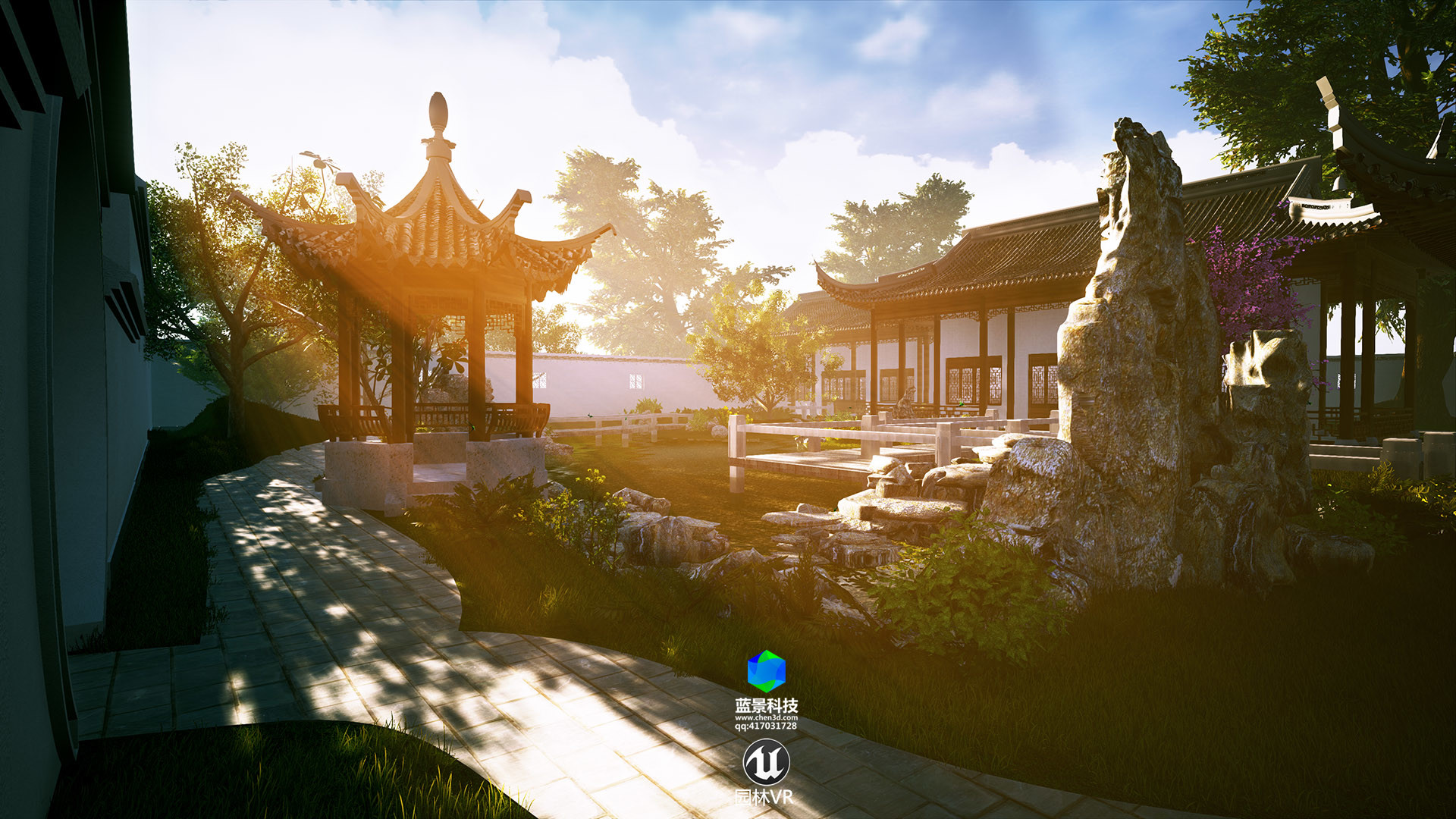 ArtStation - VR of chinese old buidings,made by Unreal engine