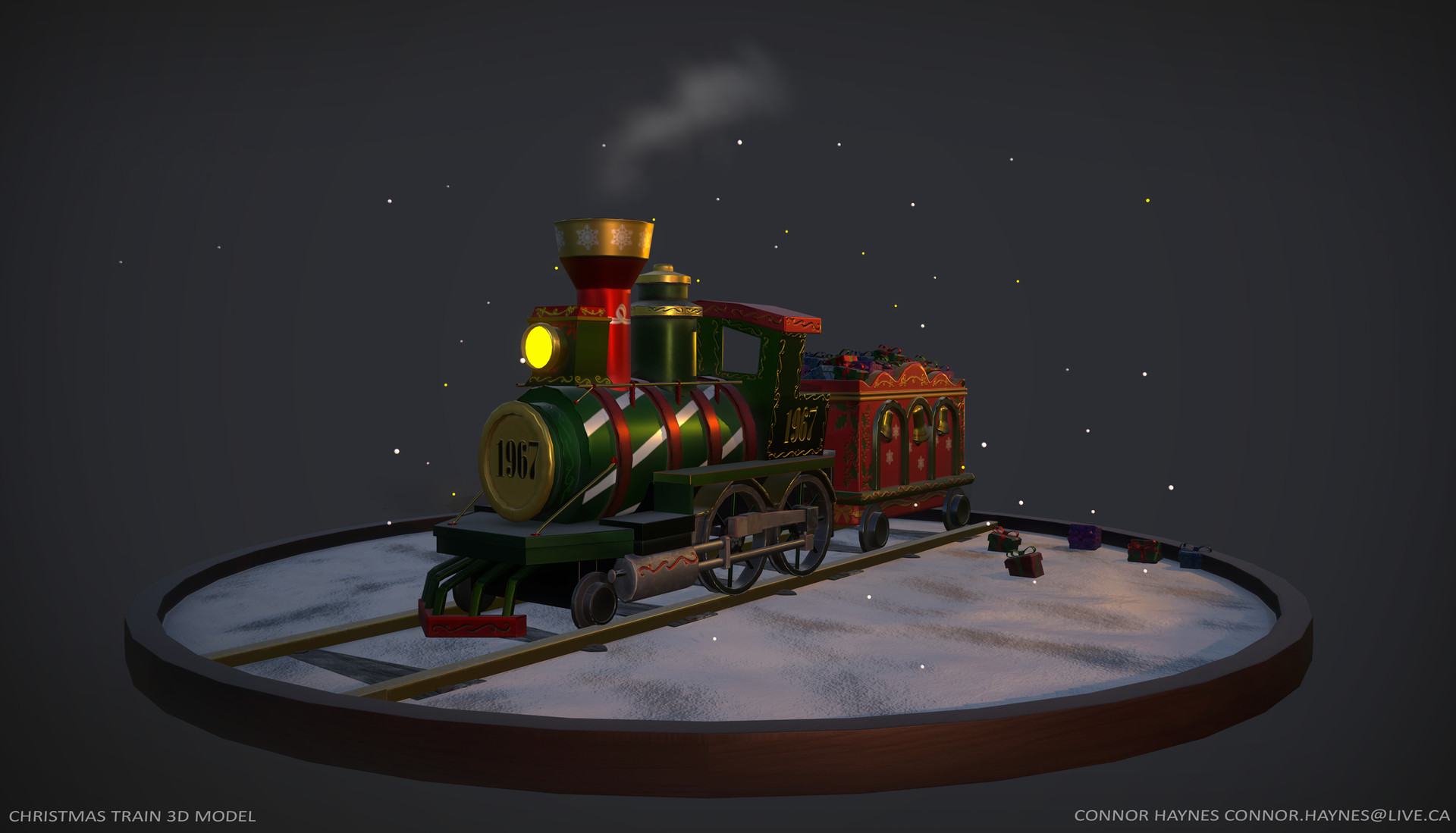 ArtStation - 3d Train Model