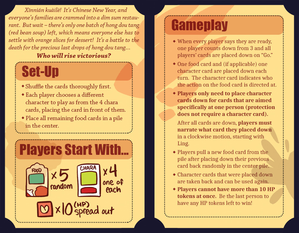 Holly Cheng - Dim Sum Card Game Development
