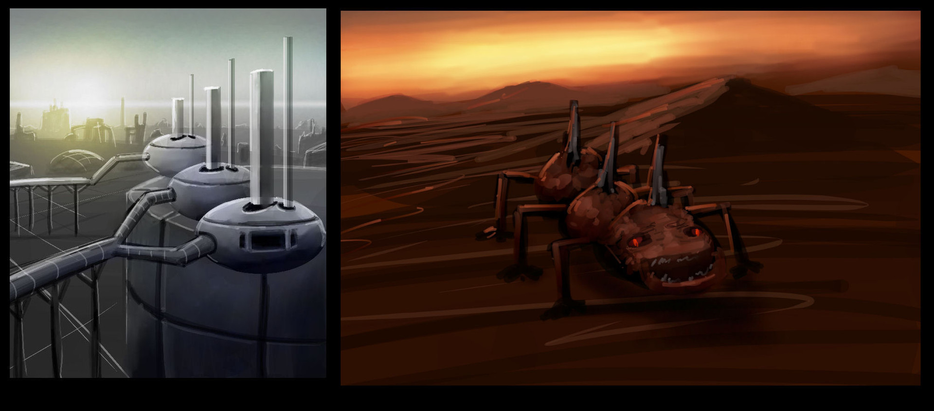 ArtStation - TWIN V TWIN Triple sphere