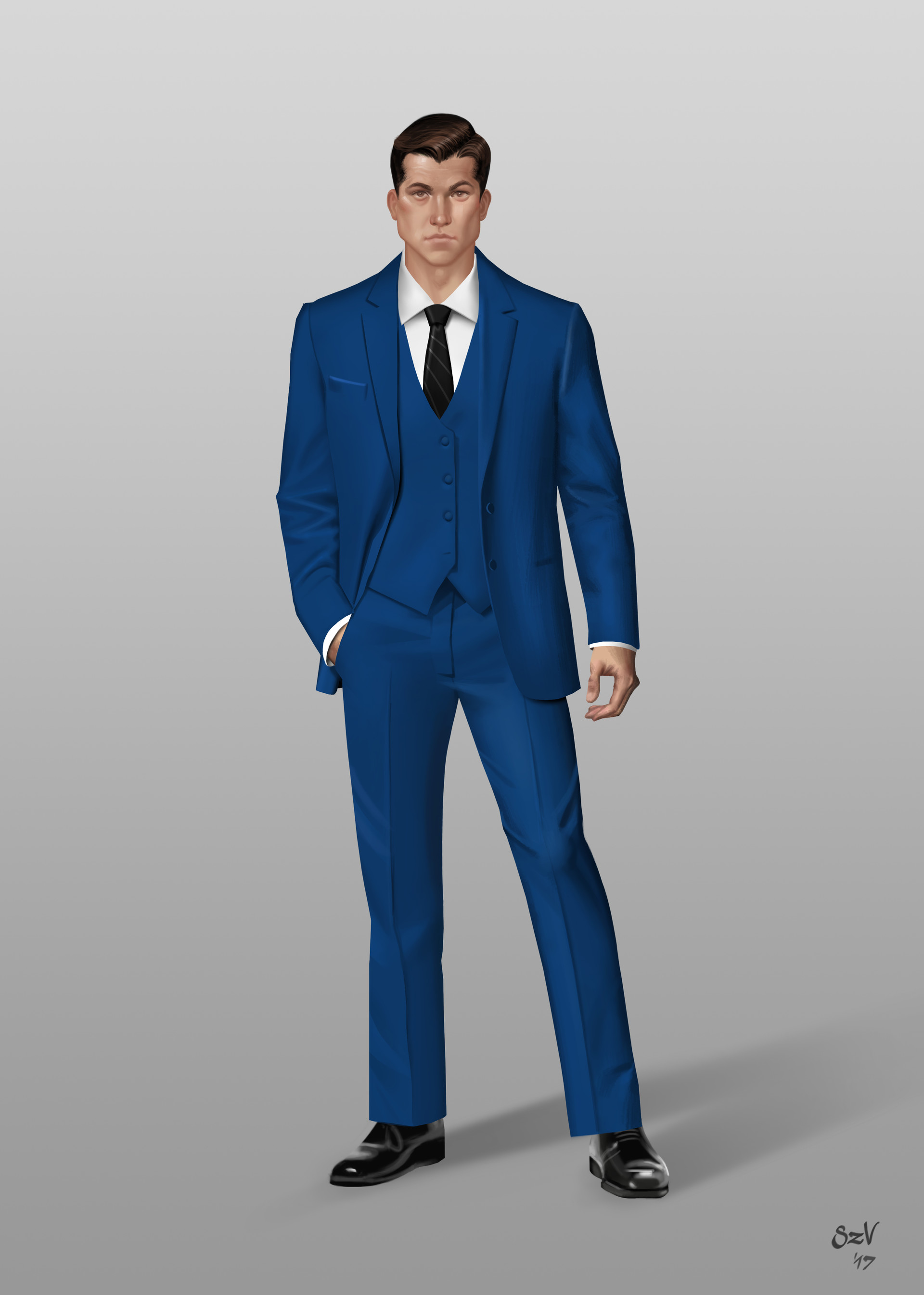 ArtStation - Man in a suit