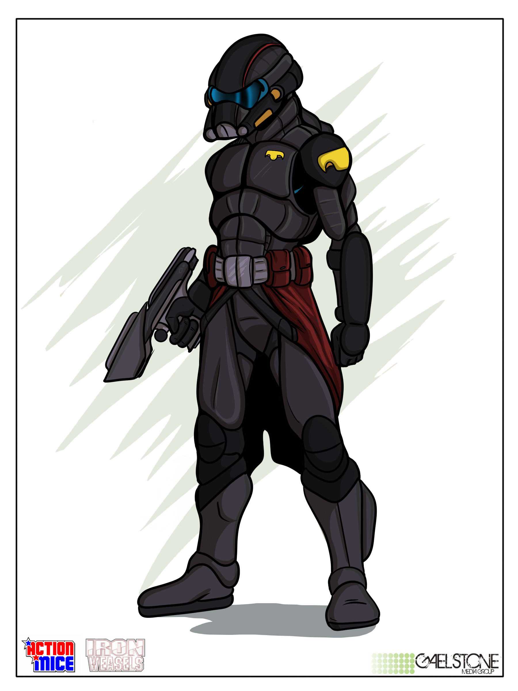 Sean Tourangeau - Action Mice Character Concepts Tank Drivers