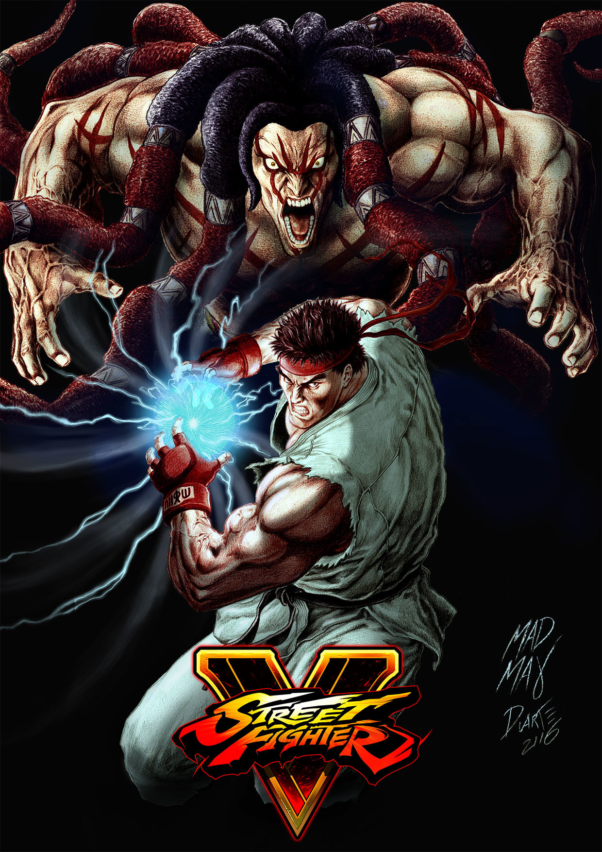 Maxwell Duarte - Ryu vs Necalli- Street Figther V