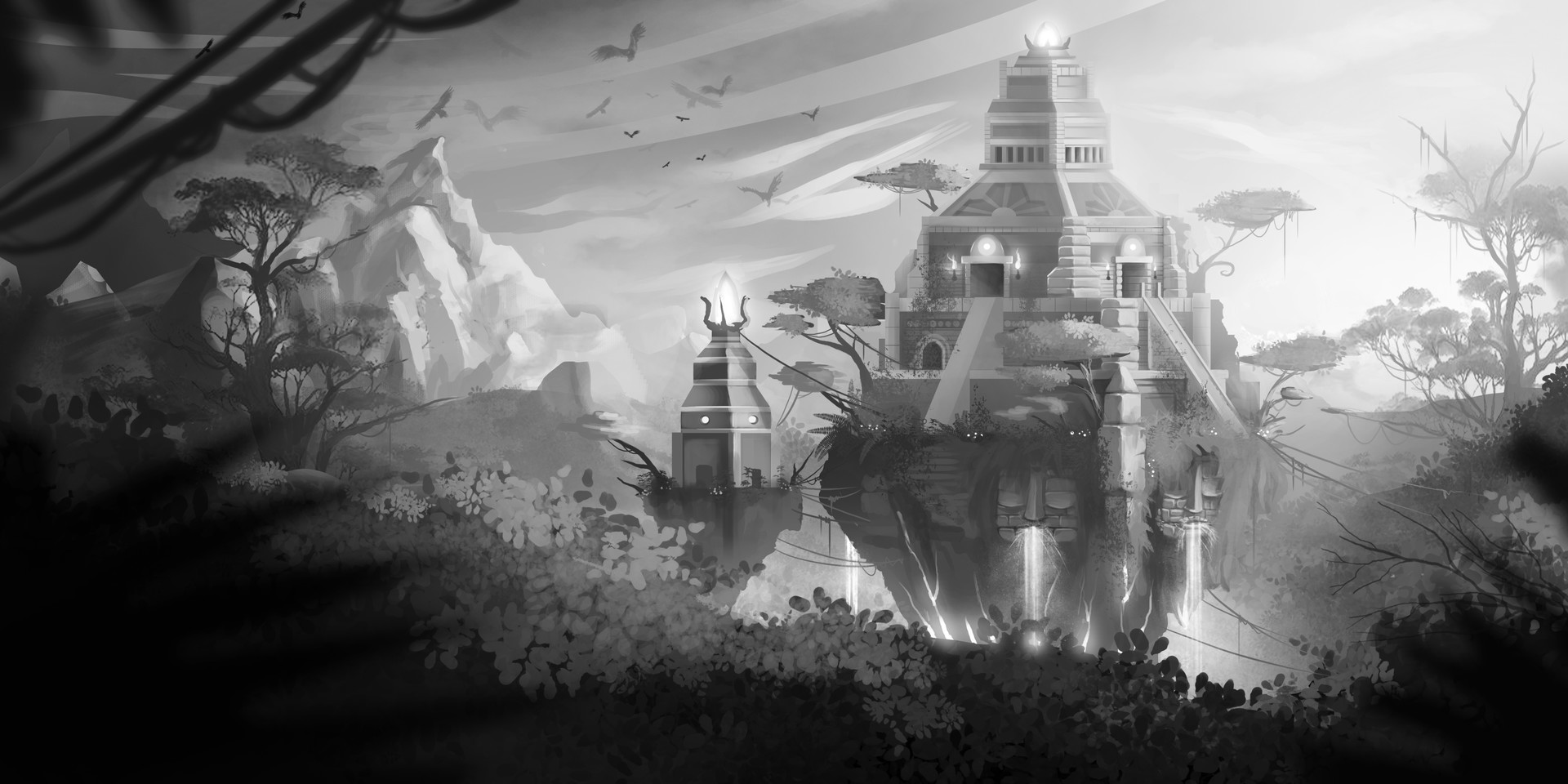 François Dumoulin - Black & White Concept Art