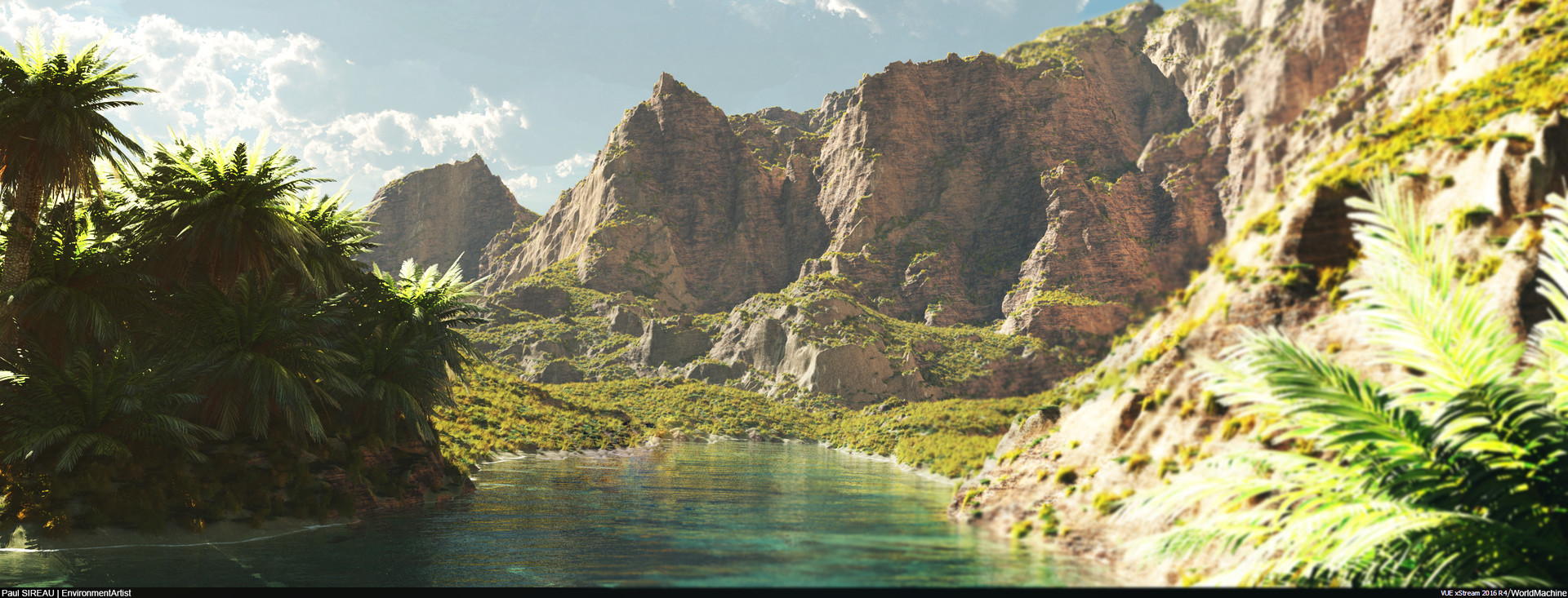 ArtStation - Garnia Cliff