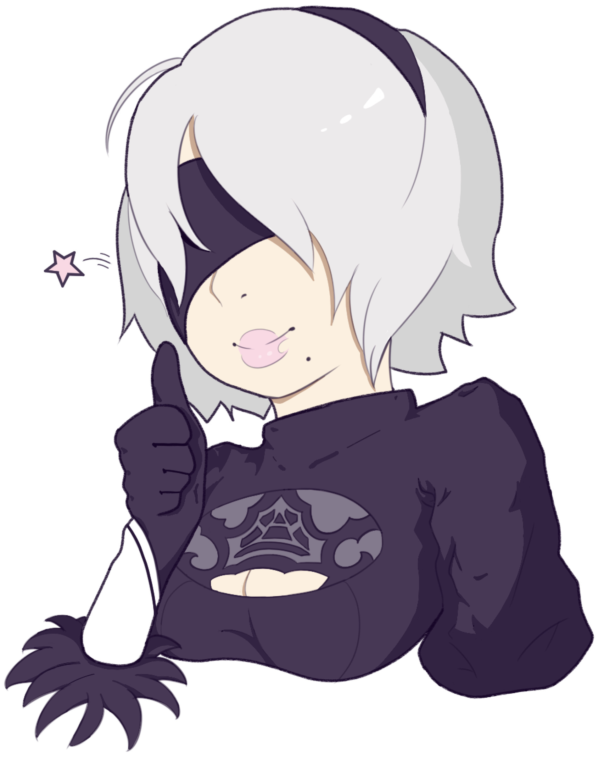 ArtStation - 2B Sticker design