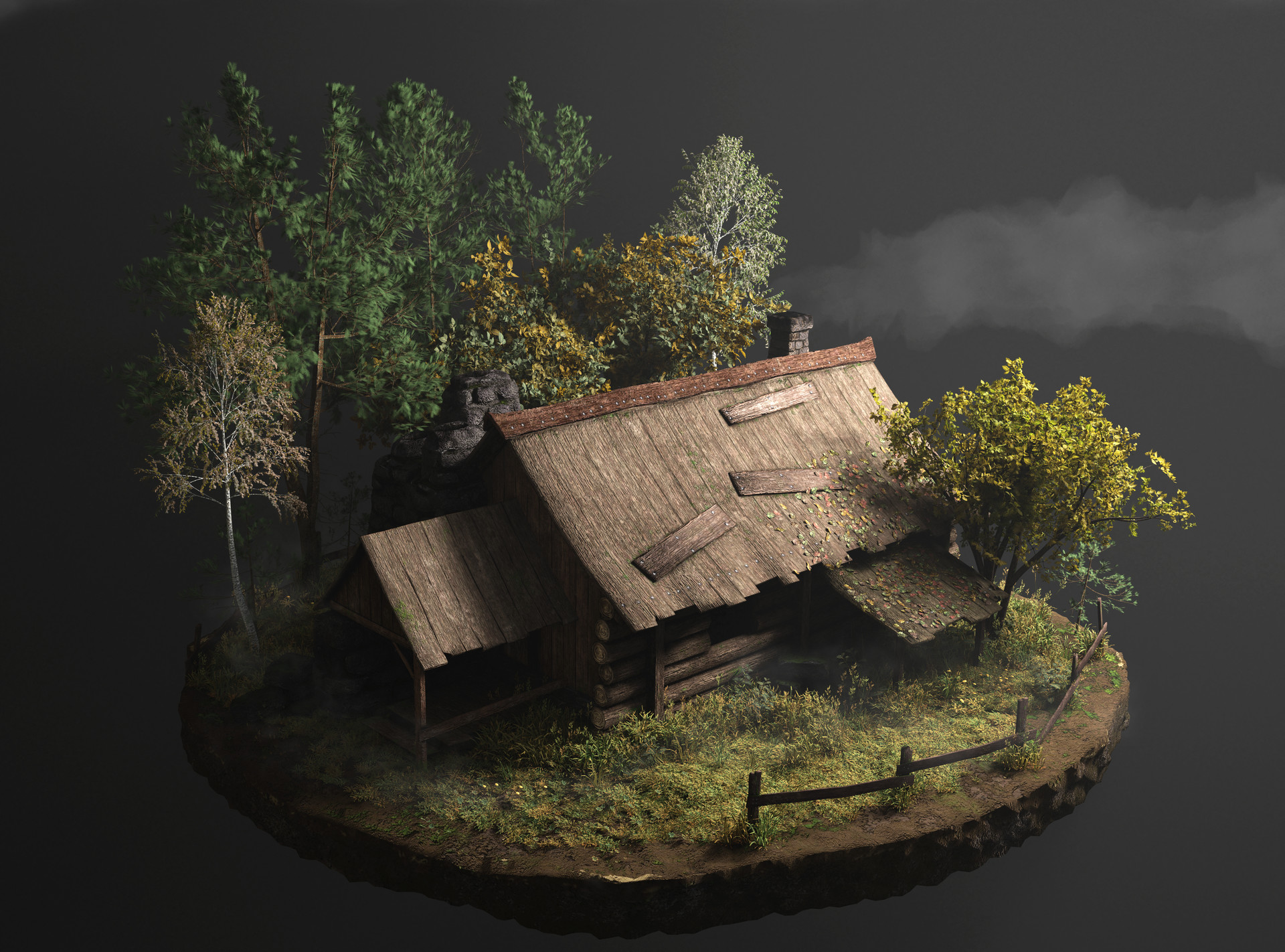 ArtStation - Old Hut 2.0