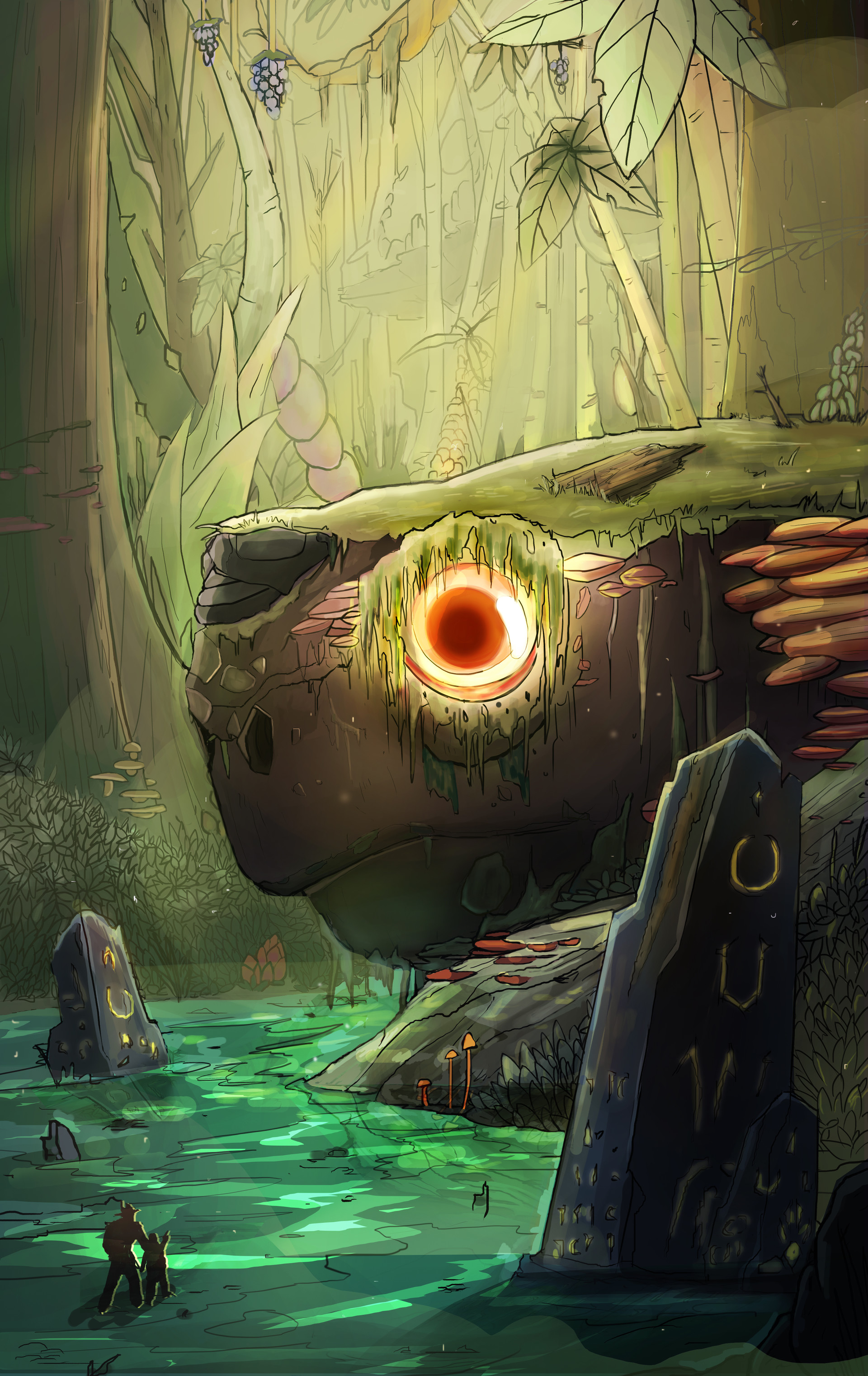 ArtStation - Forgotten Forest God