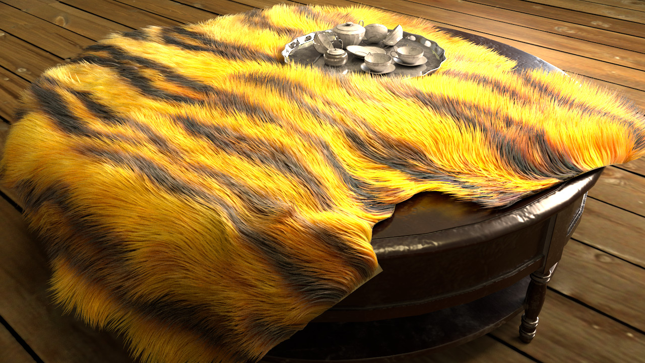 Travis Reid - Tiger fur, Tea set