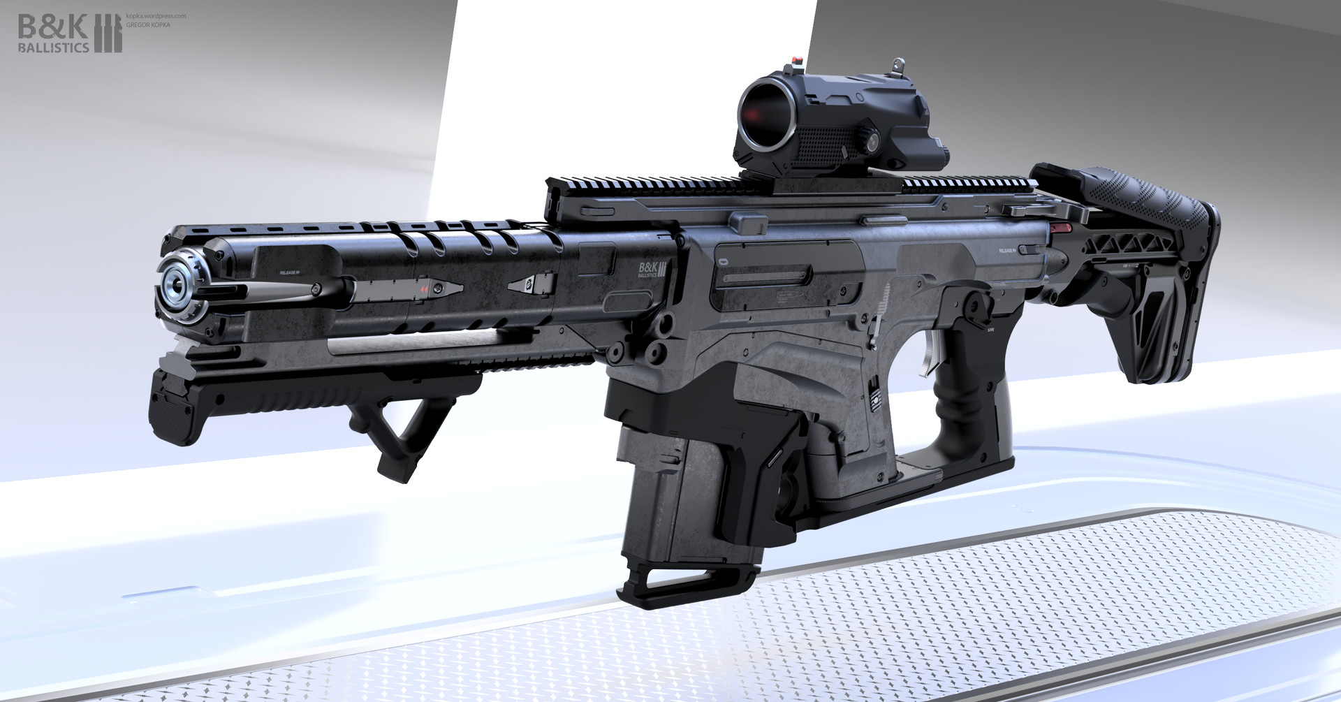 Gregor Kopka - Assault Rifle Concept
