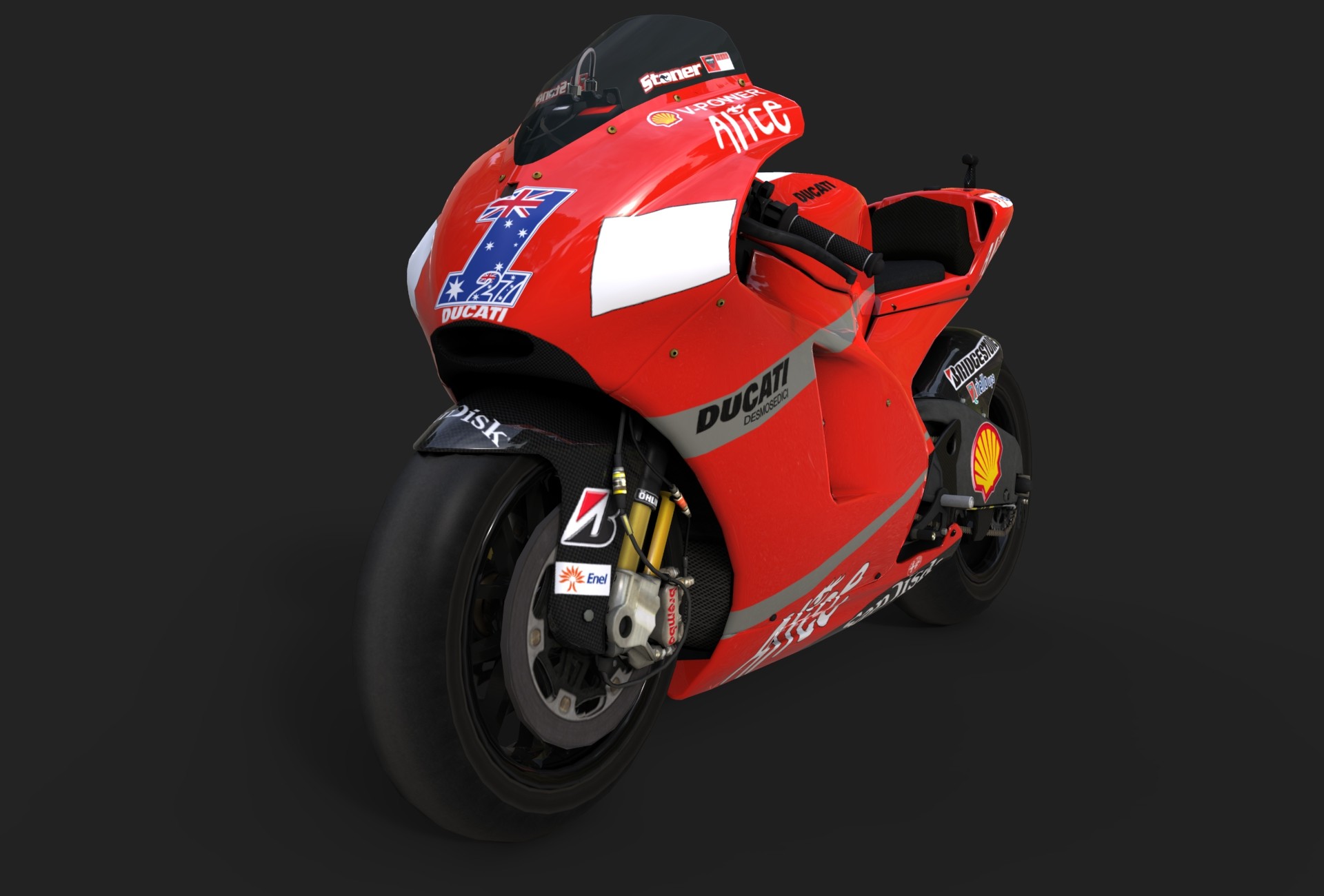Andrea Sanna - Ducati Desmosedici GP8 (Casey Stoner livery)