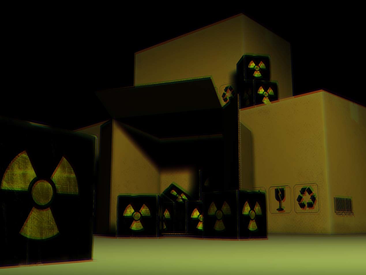 ArtStation - Radiation carton box
